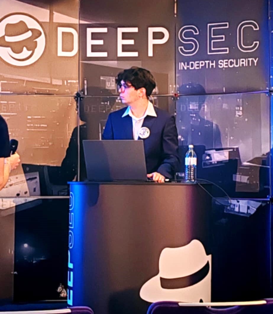 CST-ის სტუდენტი DeepSec2024-ზე ავსტრიაში